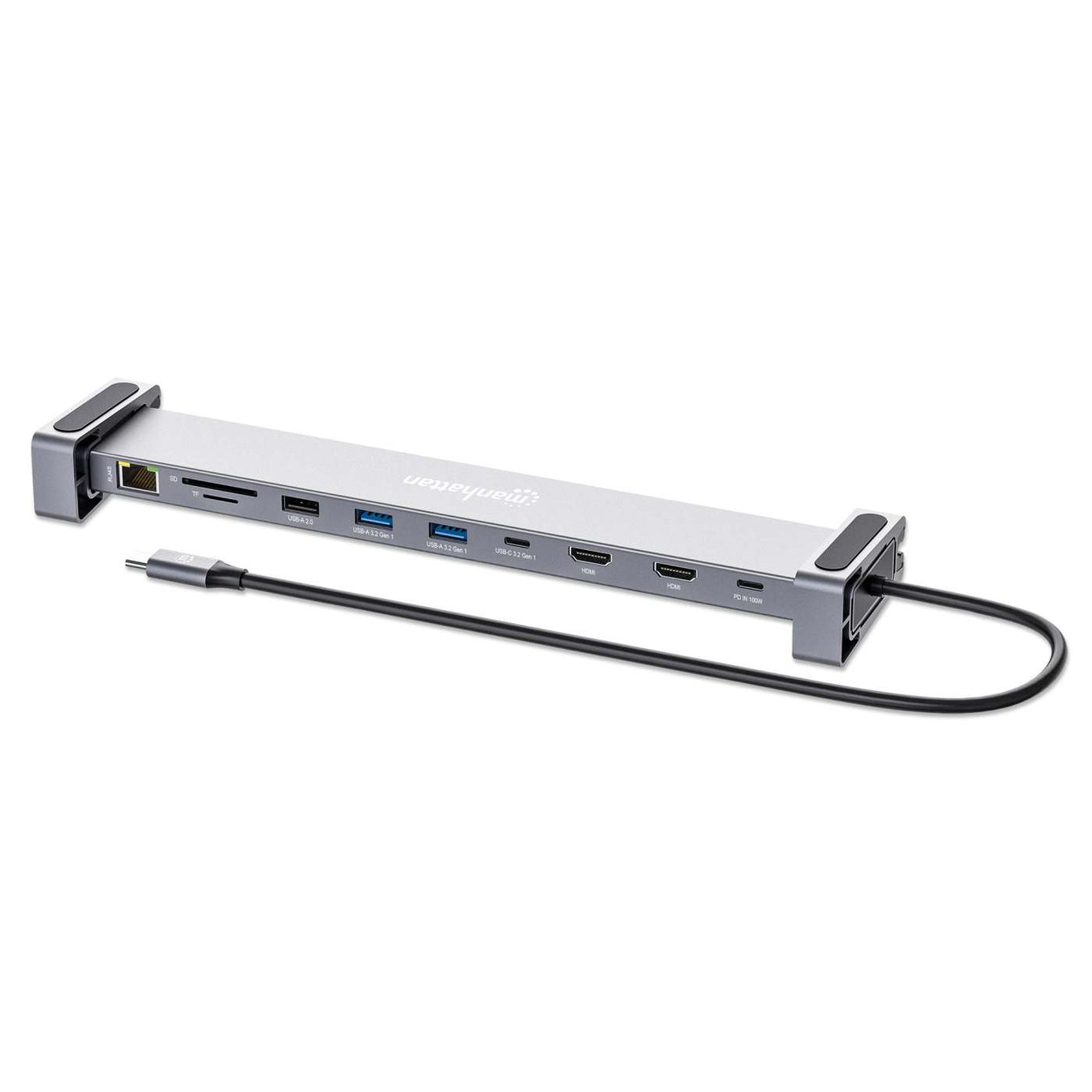 USB-C PD 10-in-1 Dual HDMI-Monitor 4K Dockingstation / Multiport-Hub ...