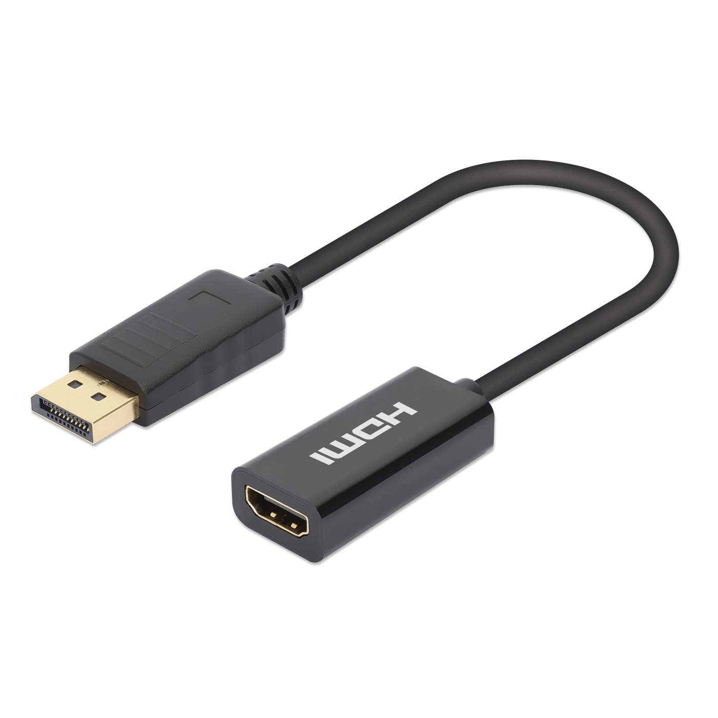 Manhattan 4K@60Hz Aktiver DisplayPort auf HDMI-Adapter (153713 ...